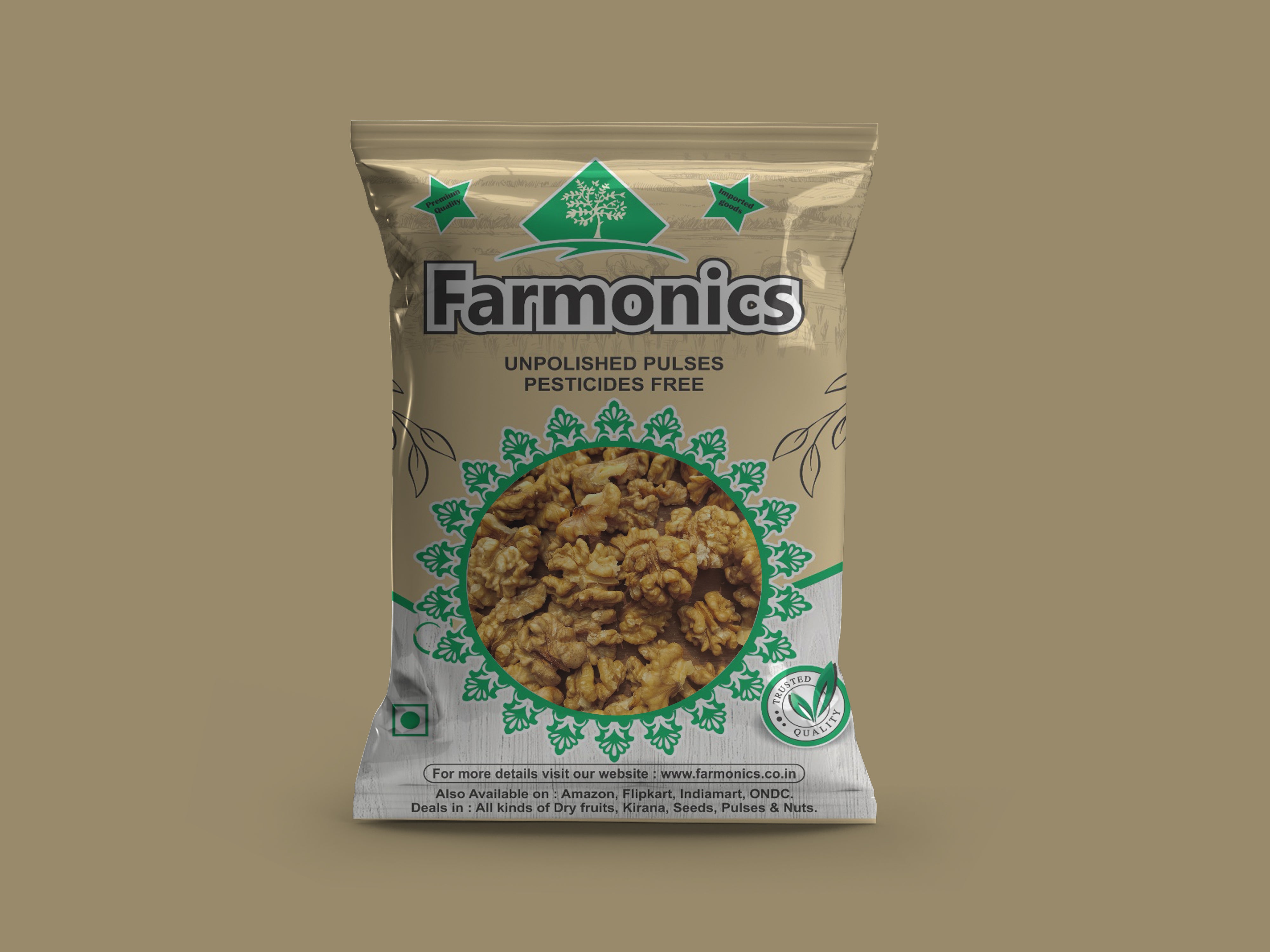 Walnuts: Get the best quality of akroat from Farmonics