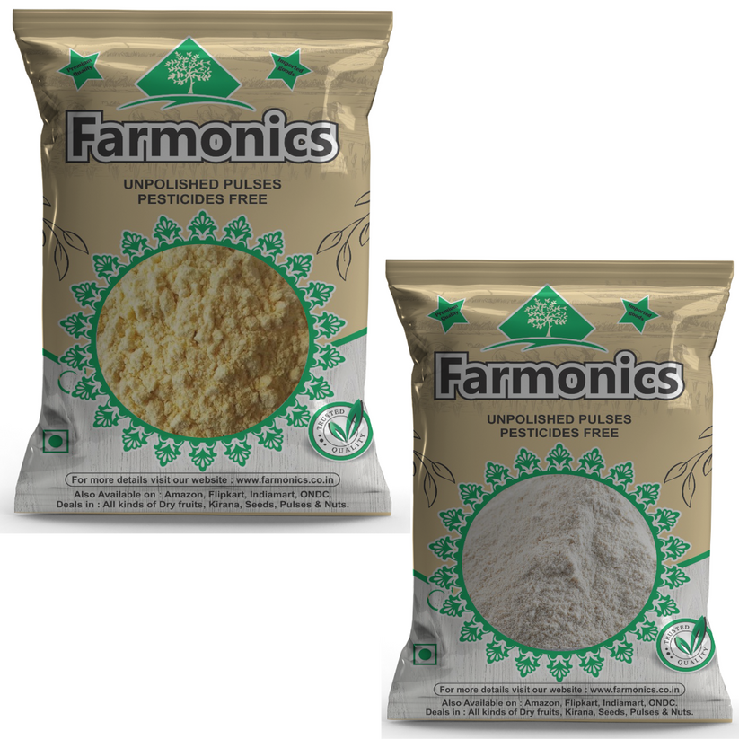 Premium Chana Atta & Jowar Atta Combo Pack | Farmonics