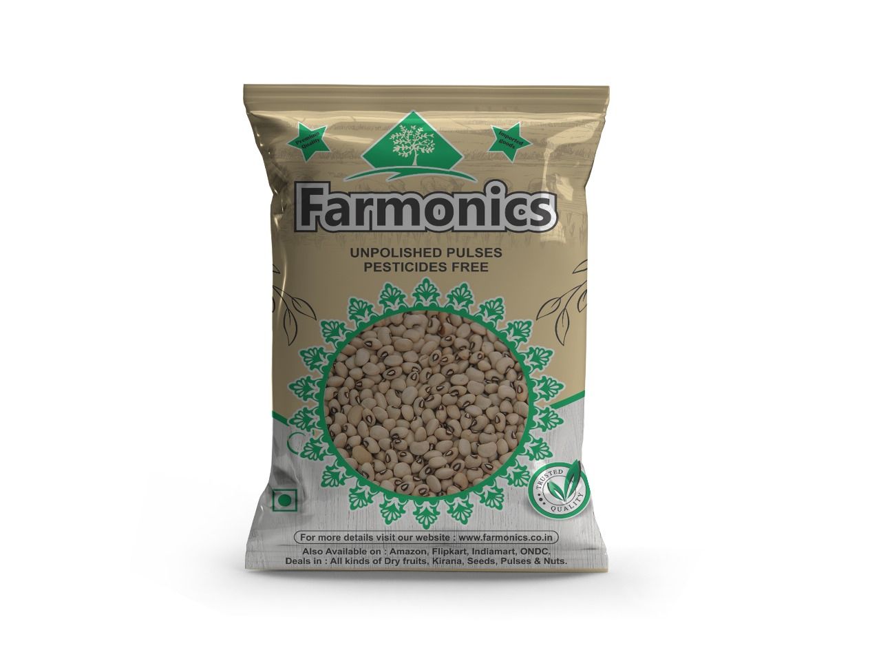 Lobiya Black eyed peas online | Unpolished | Avail offer – Farmonics