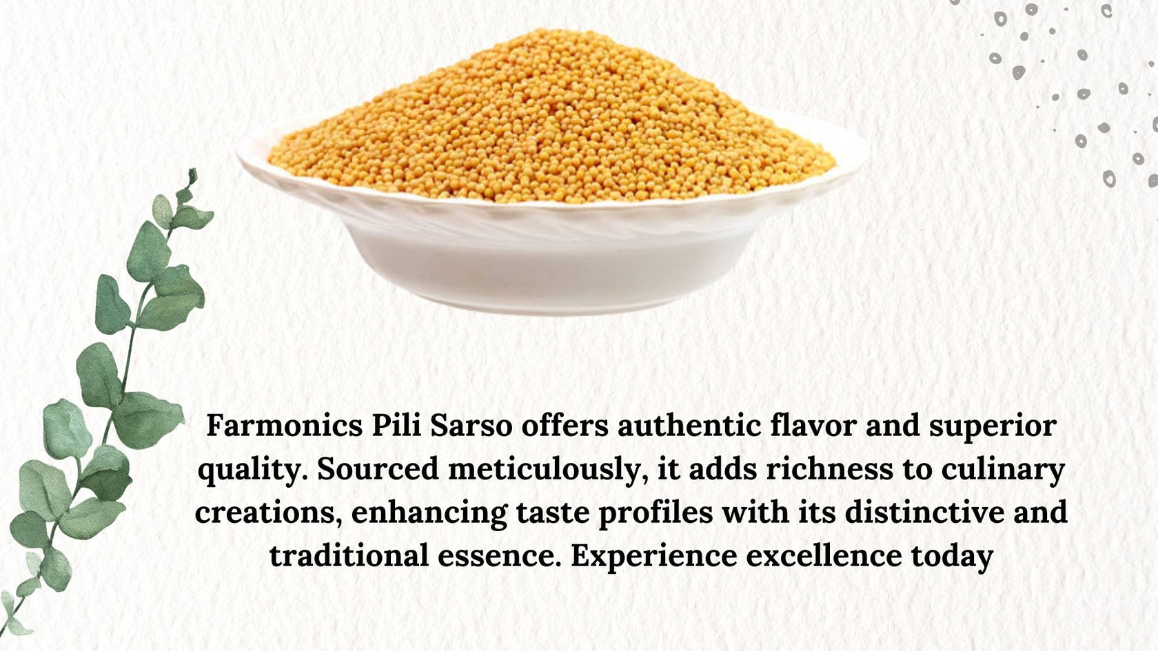 Yellow Mustard Seed | Whole Pilli Sarso | Best Quality – Farmonics