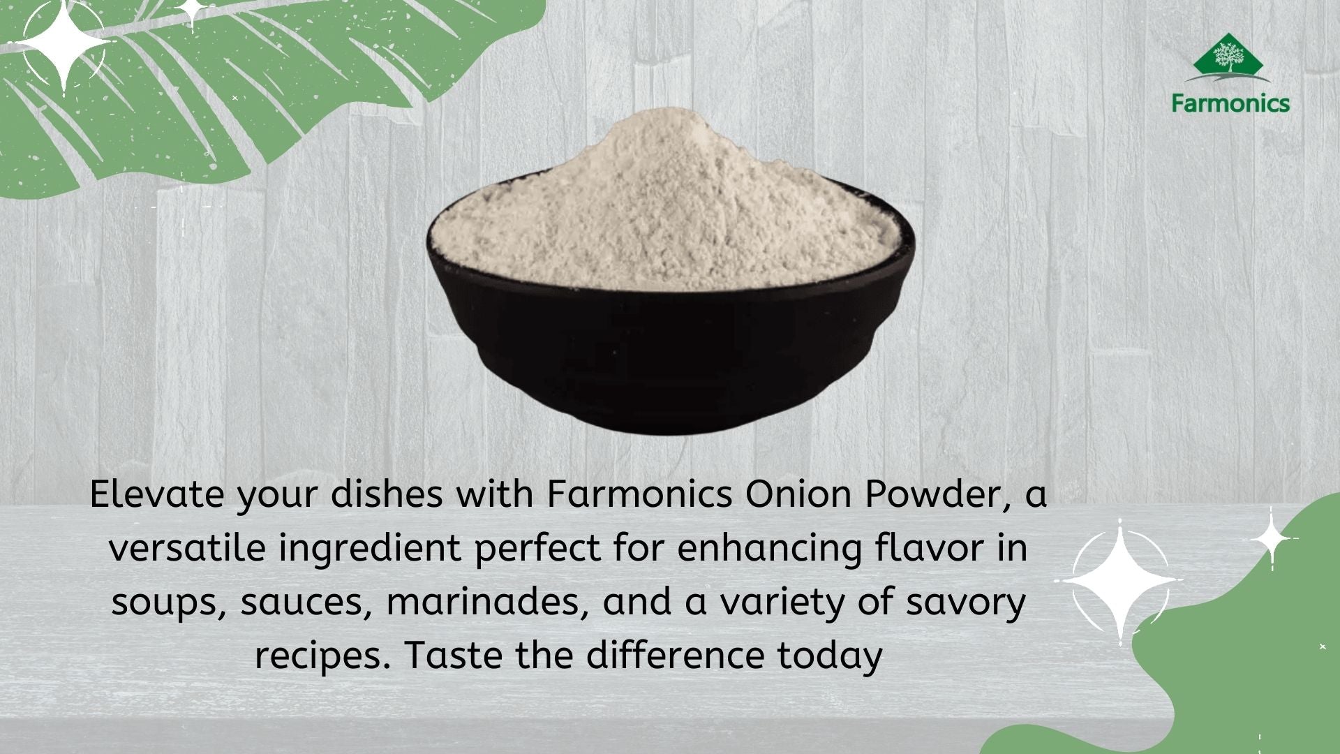 Onion Powder | Buy Onion powder online at Farmonics | best Offers
