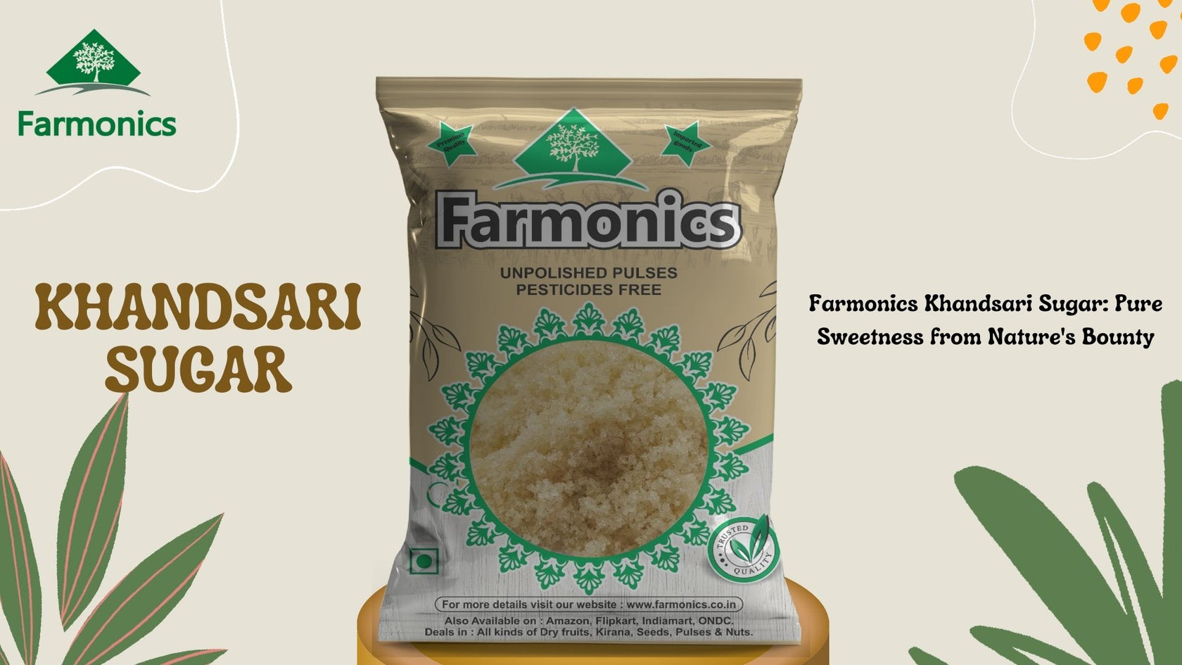 Khand online | Desi Khand | Khandsari Sugar | Khaand | Avail – Farmonics